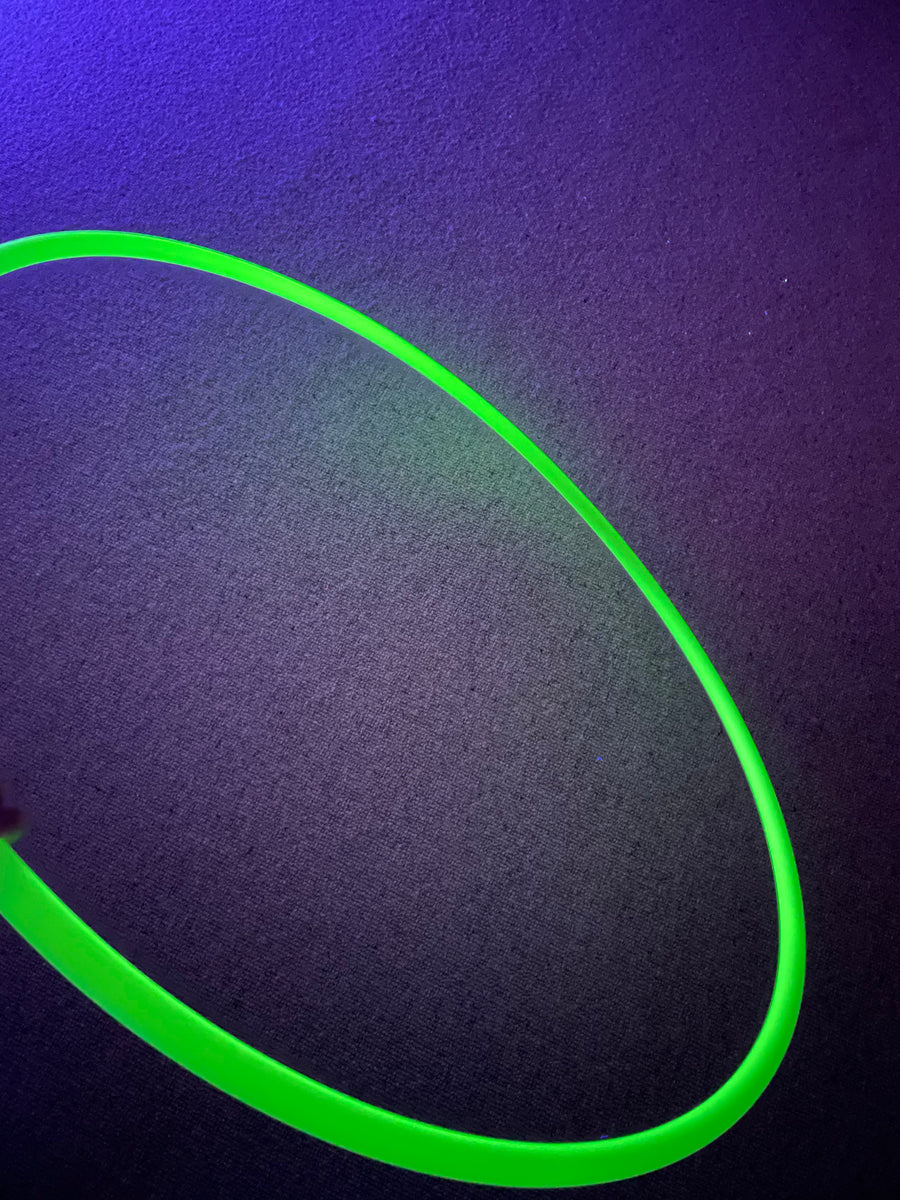Glow-in-the-dark Polypro Hula Hoop – Pixie Hula Hoops NZ